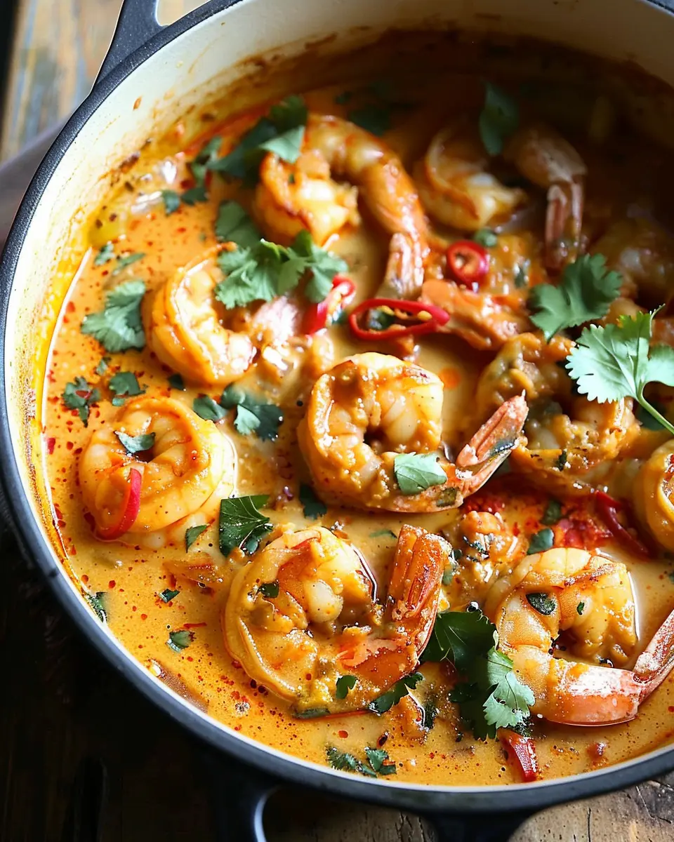 Thai Coconut Shrimp Curry