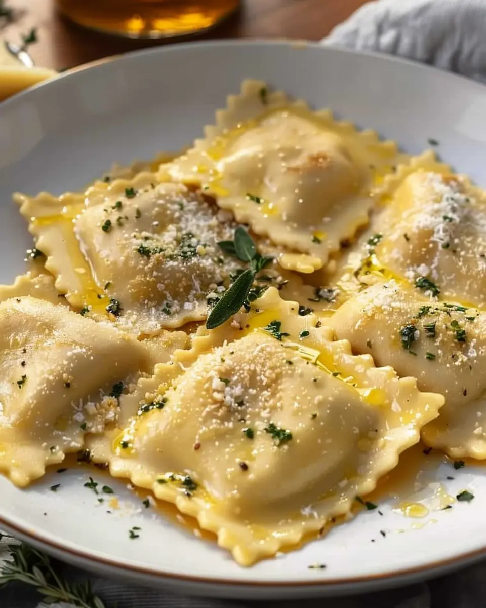 Homemade Pumpkin Ravioli
