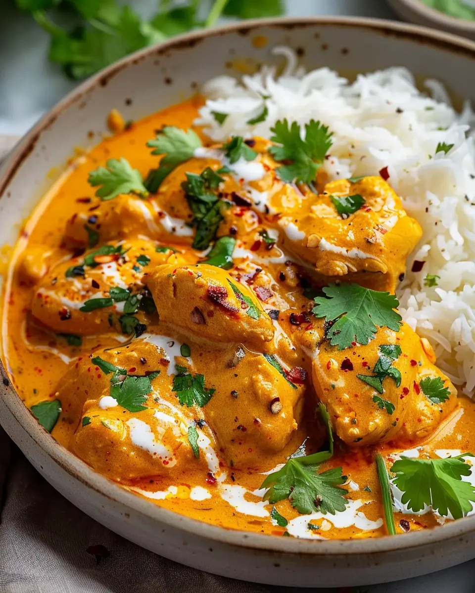 creamy butternut squash butter chicken