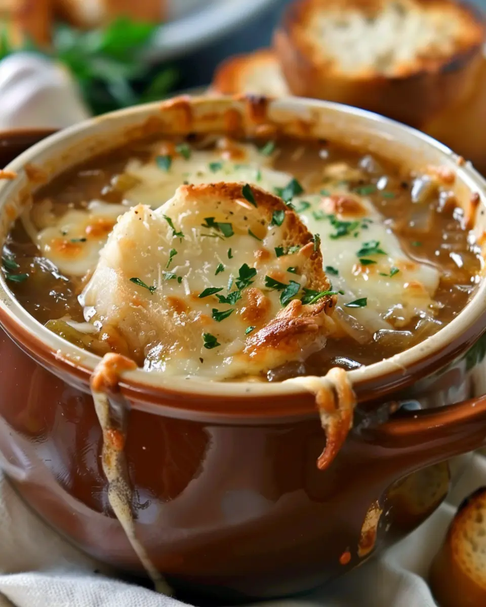 Pioneer Woman’s Crockpot French Onion Soup