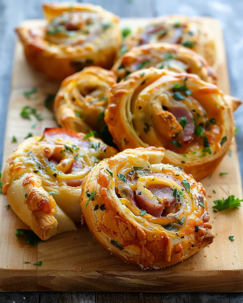 Ham and Cheese Pinwheels