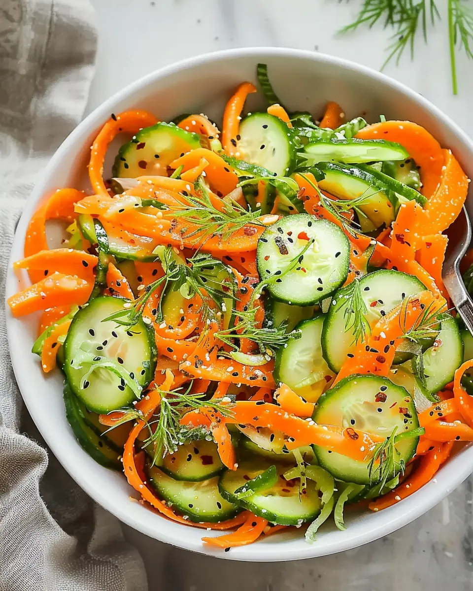 Cucumber Carrot Salad